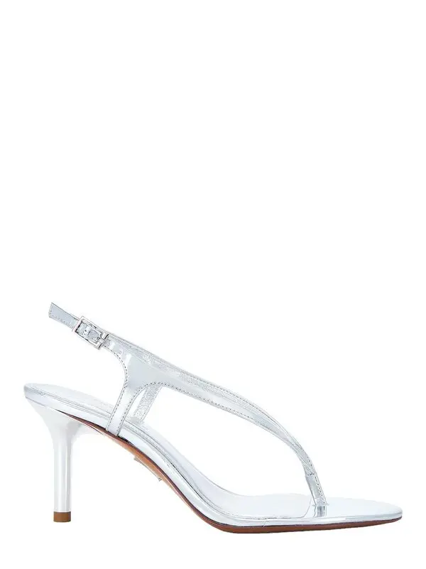 Retrofete Klotilde Metallic Slingback Sandal - Silver