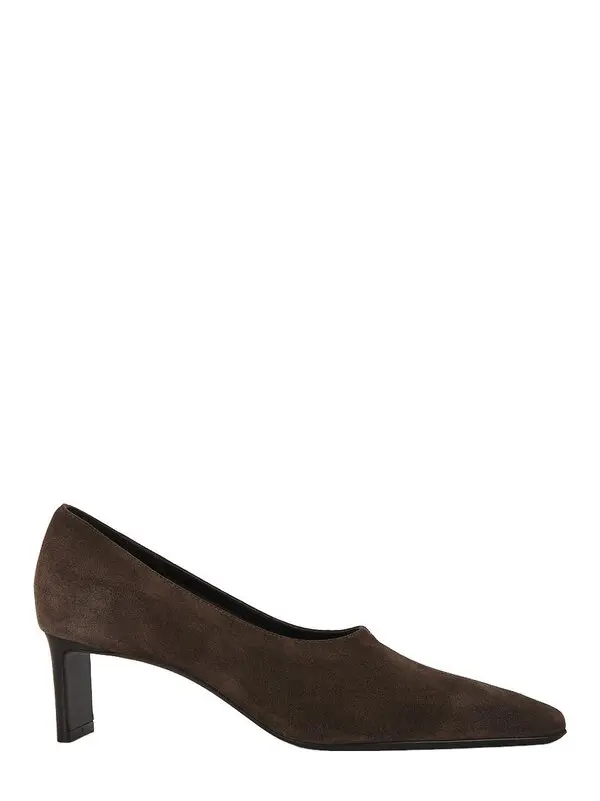 Khaite Cecilia 50 Suede Pump - Sable