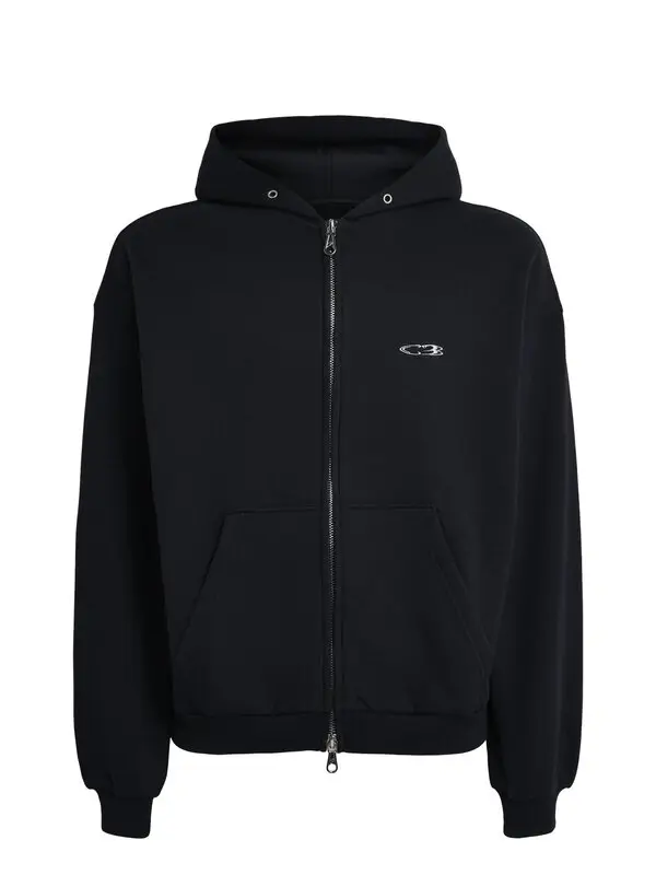 COLE BUXTON Zip-up Hoodie - Navy