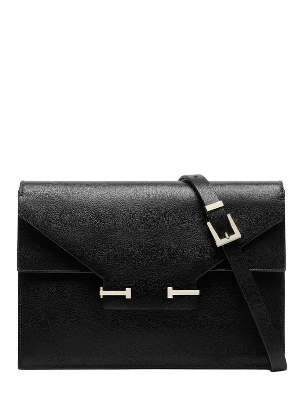 TOM FORD Aube Leather Shoulder Bag - Black