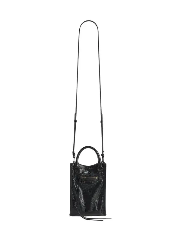 Balenciaga Le City Tote Phone Holder - Black