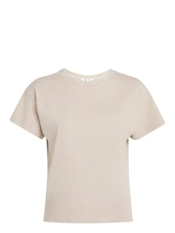 Rag & Bone Cotton Kelly T-shirt - Beige