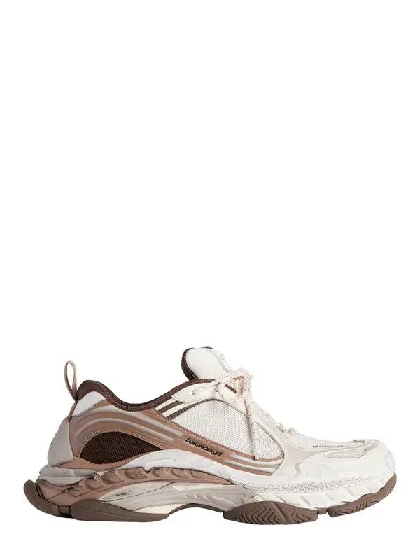 Balenciaga Triple S.2 Distressed Sneakers - Brown