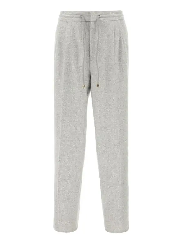 Brunello Cucinelli Drawstring Waist Trousers - Grey