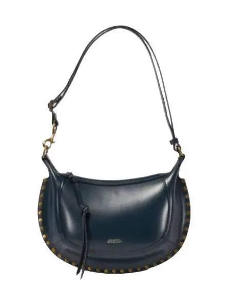 Isabel Marant Étoile Oskan Stud Embellished Shoulder Bag - Black
