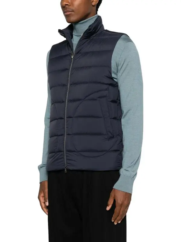 Herno Quilted Down Vest - Multicolor