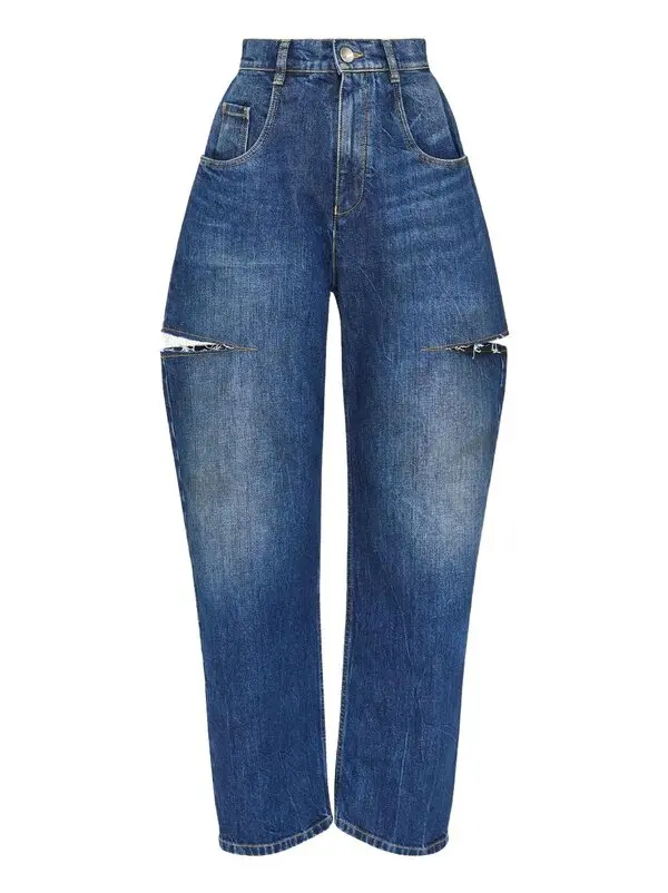 MAISON MARGIELA Balloon Cut-out Jeans - Multicolor