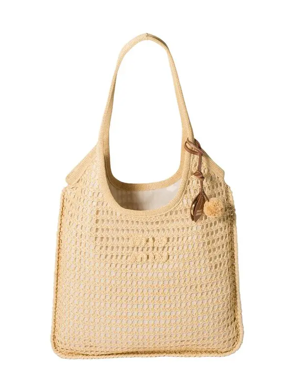 Miu Miu Crochet Ivy Bag - Neutral