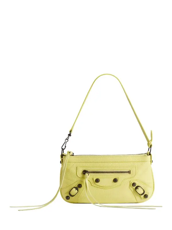 Balenciaga Lambskin Le City Pouch - Yellow