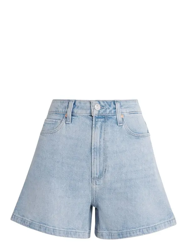 Paige Dani High-rise Denim Shorts - Blue