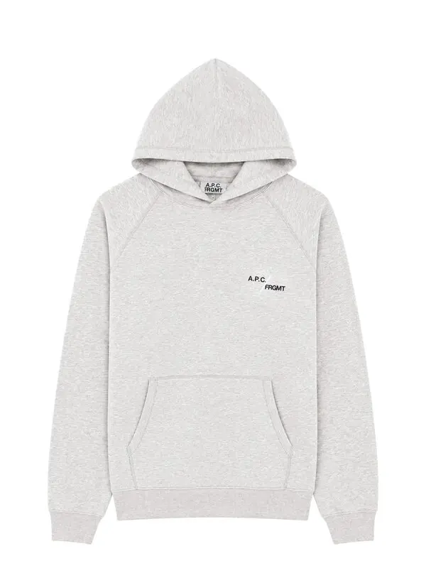 A.p.c. Logo Hoodie - Grey