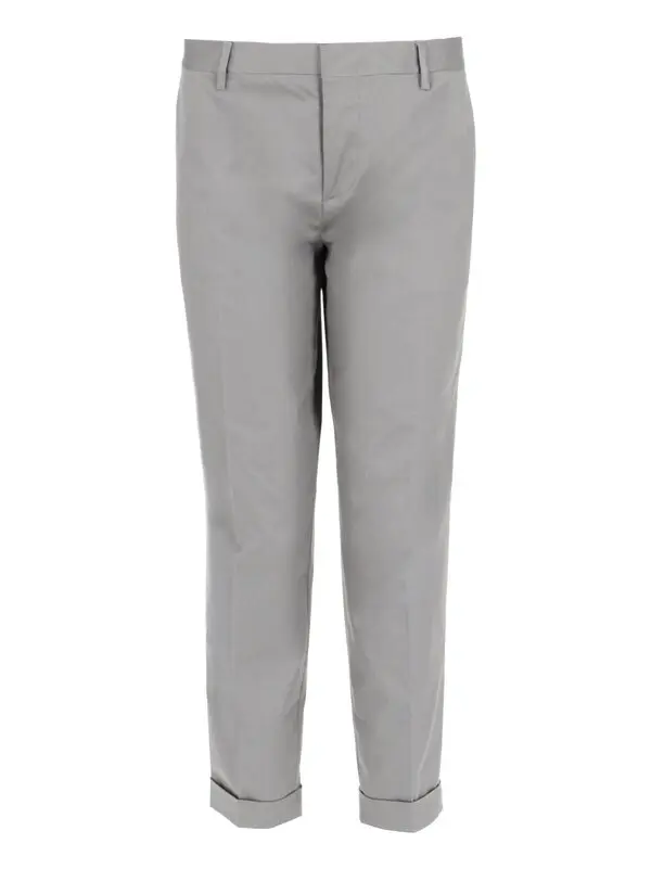 Dsquared2 Tailored Cotton Trousers - Grey
