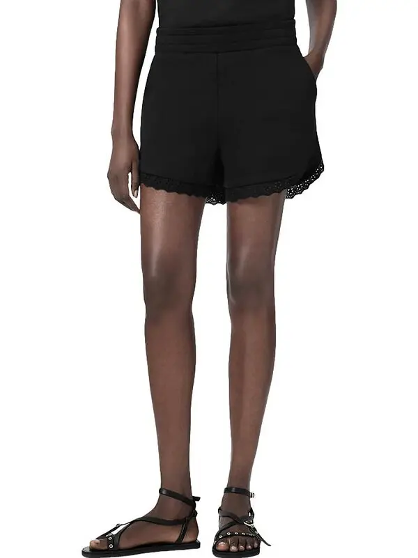 ALLSAINTS Lele Lace Shorts - Black