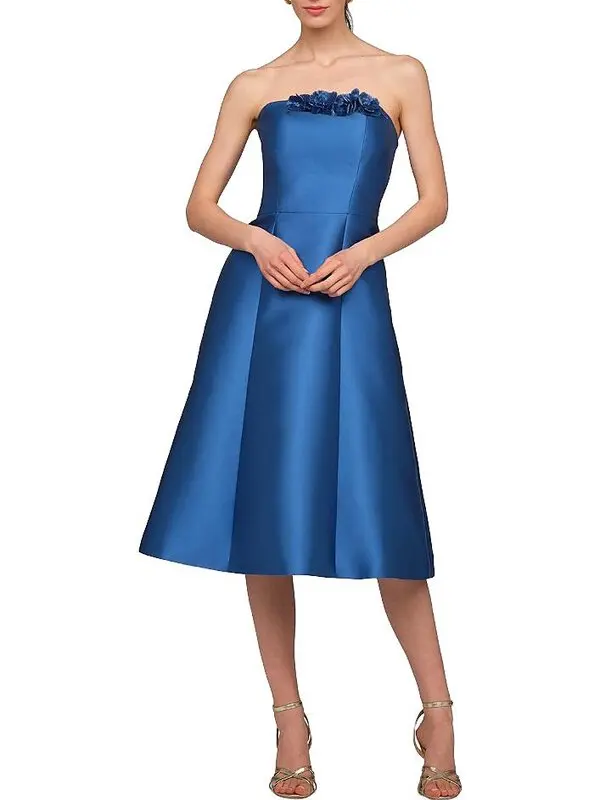 KAY UNGER Livia Midi Dress - Spring Blue