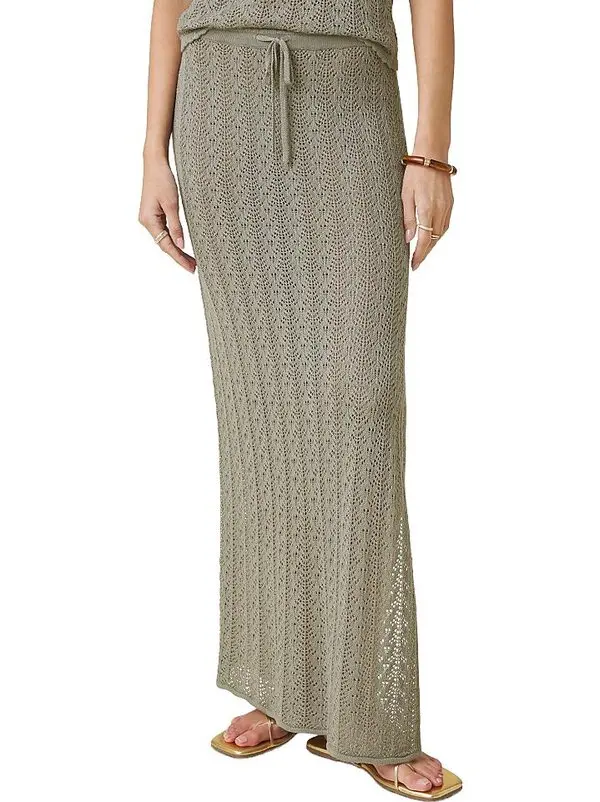 Splendid Eleni Sweater Skirt - Eucalyptus