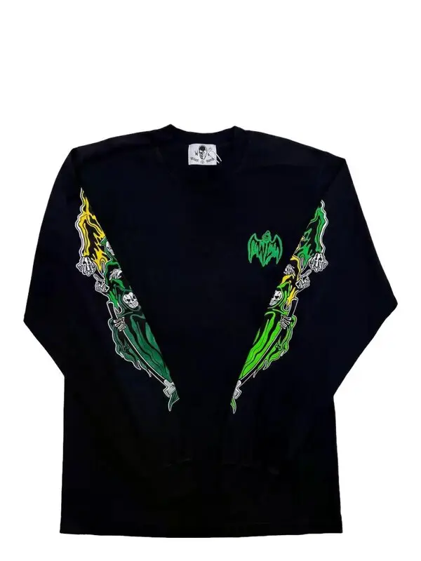 WARREN LOTAS Three Reapers Long-sleeve T-shirt - Black