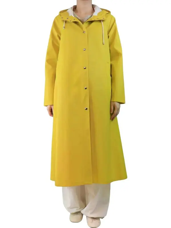 Stutterheim Hooded Raincoat - Yellow