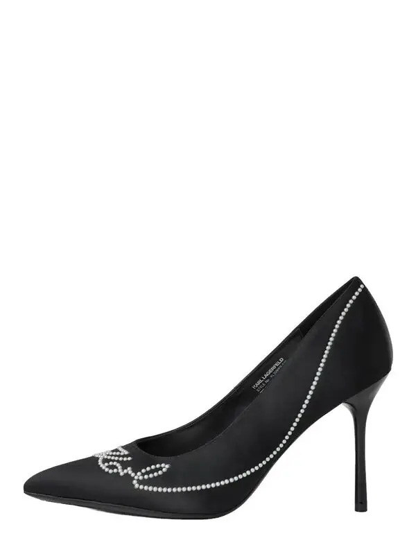 Karl Lagerfeld Sarabande Embellished Pumps - Black