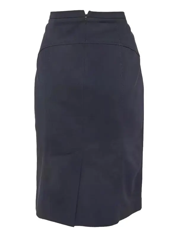 Max Mara Zip-fastening Mini Skirt - Blue