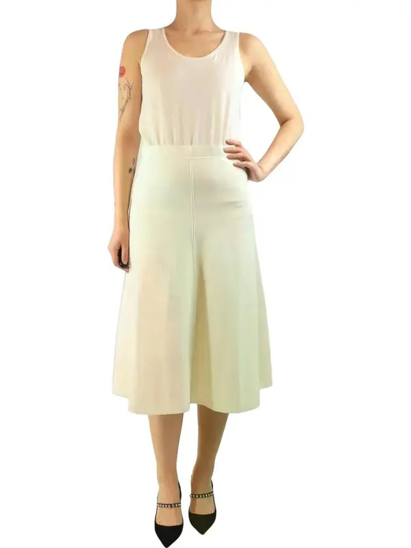 Giorgio Armani A-line Midi Skirt - Neutrals