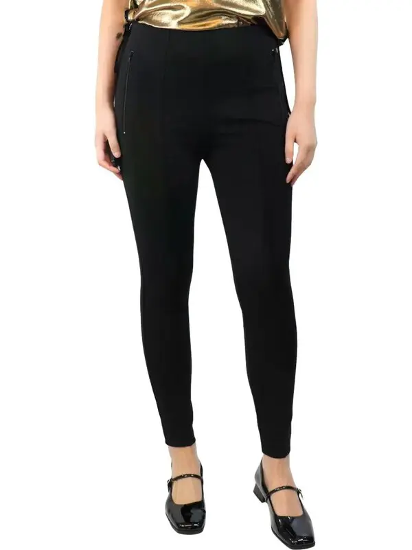 Balenciaga Elasticated Panelled Leggings - Black