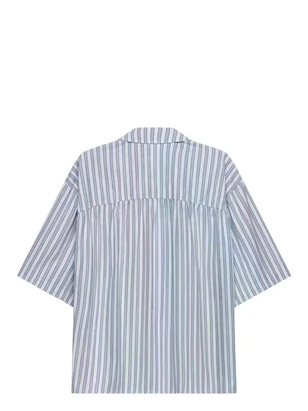 NAMESAKE Striped Pocket Shirt - Blue
