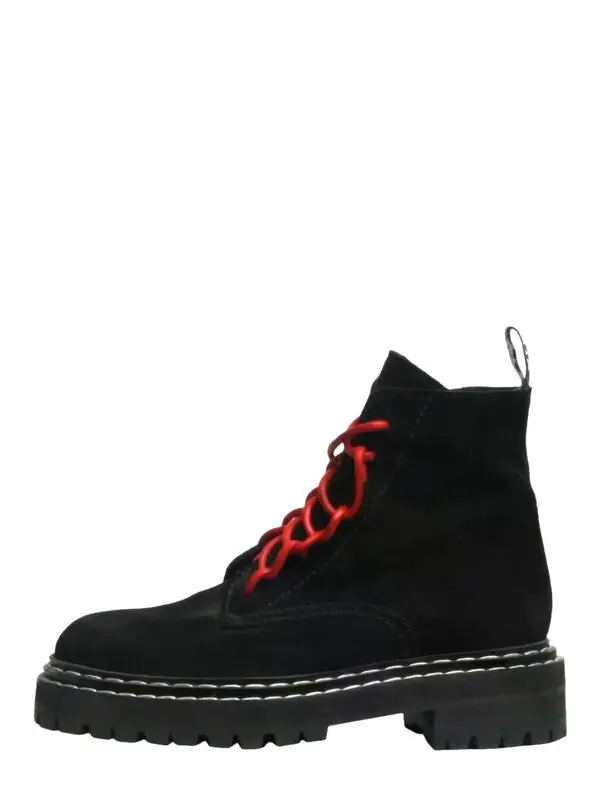 Proenza Schouler Double-stitched Ankle Boots - Black
