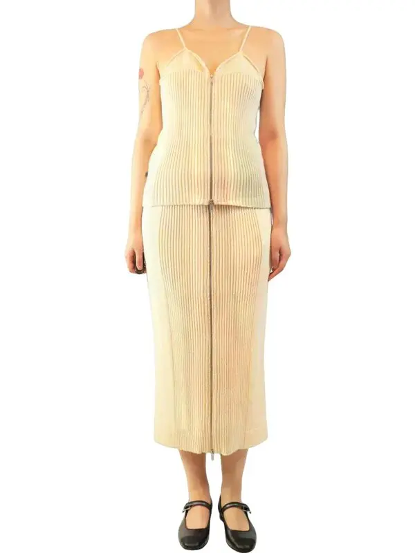 JIL SANDER Rib-knit Set - Neutrals