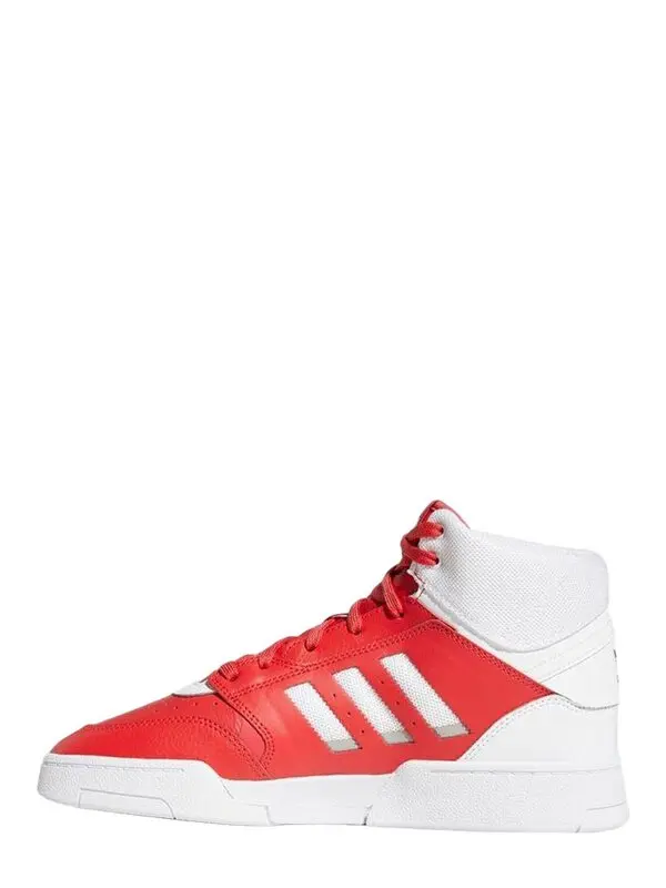 Adidas Originals Drop Step High Top Sneakers - White/red