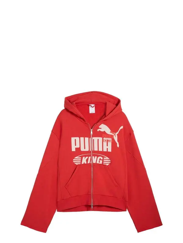 PUMA King Sportstyle Hoodie - Candy Apple