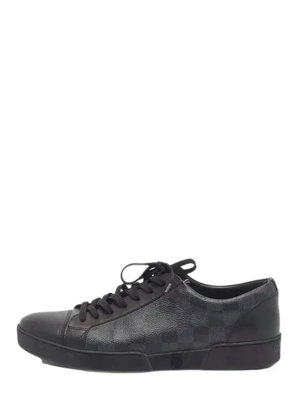 LOUIS VUITTON Monogram Canvas Match Up Sneakers - Black