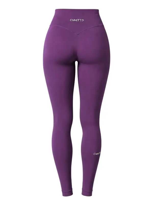 CMMTTD Seamless Sculpt Legging Plum - Purple