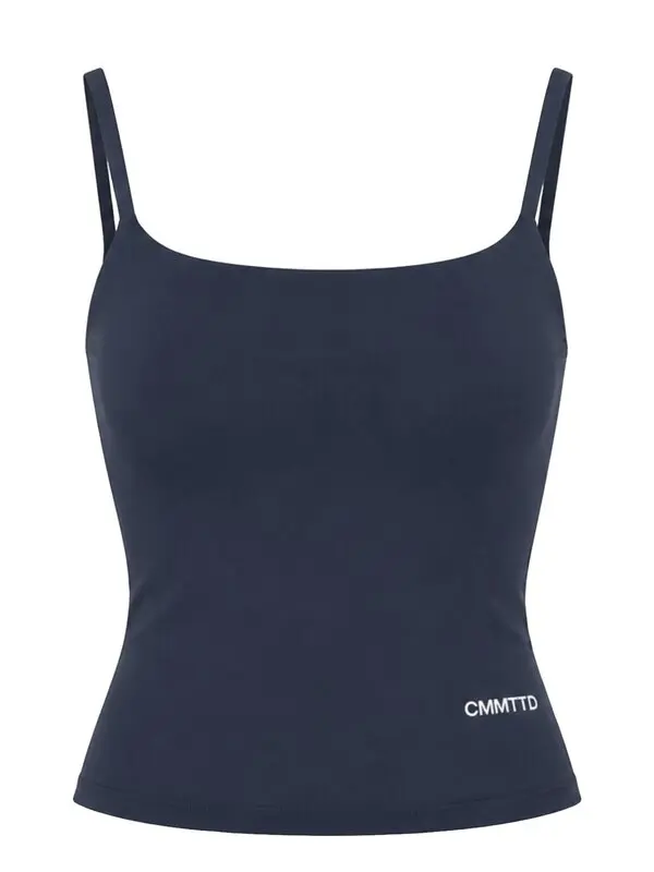 CMMTTD Soft Form Strappy Mid Tank - Blue