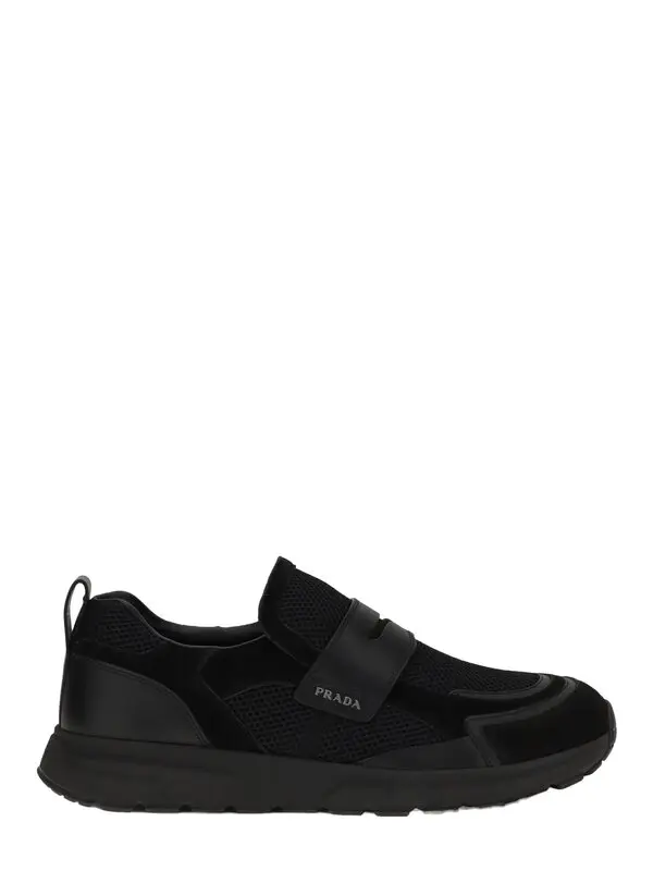 Prada Mesh Loafers - Black