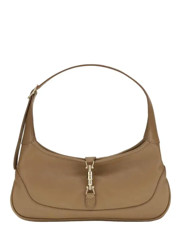 Gucci Medium Jackie Slim Shoulder Bag - Beige