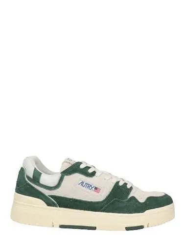 AUTRY Leather And Textile Low-top Sneakers - Green