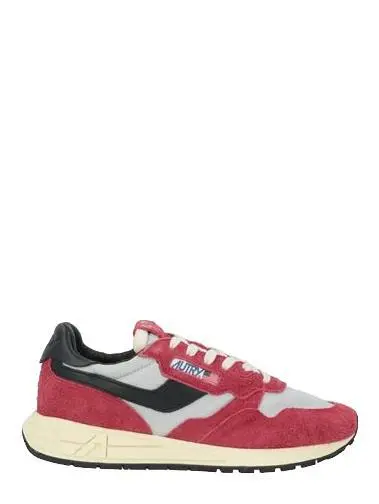 AUTRY Low-top Sneakers In Suede And Textile - Red