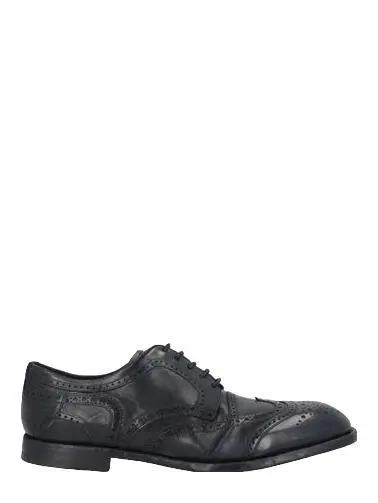 Dolce & Gabbana Calfskin Lace-up Brogues - Blue
