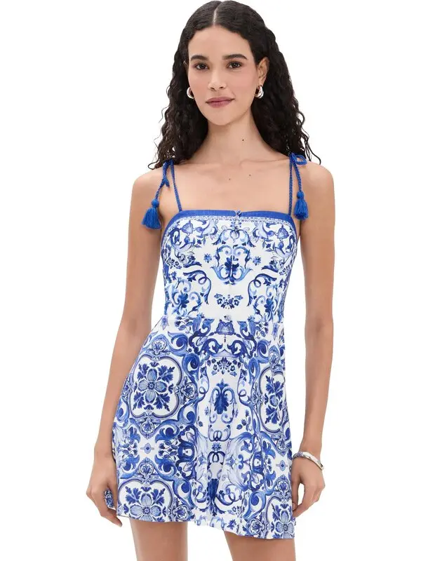 Alice + Olivia Glinda Tassel Dress - Solstice