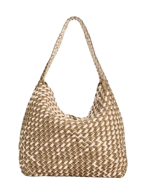 NAGHEDI Nomad Double Weave Medium Hobo Bag - Oletta