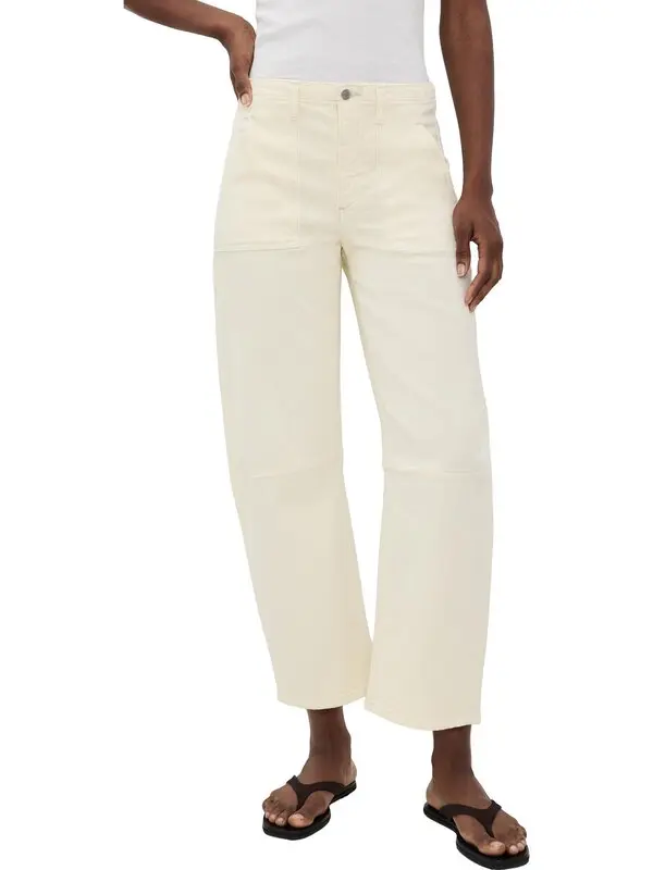 LE JEAN Soft Barrel Jeans - Lemon Yellow