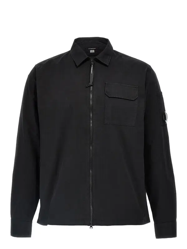 C.P. COMPANY Utility Shirt Jacket - Black