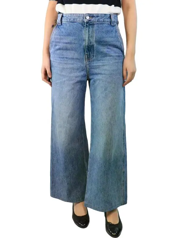 Khaite Wide-leg Jeans - Blue