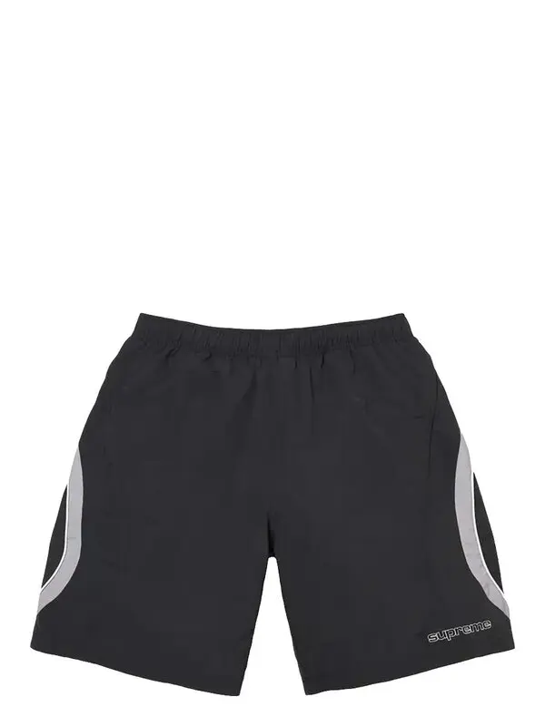 Supreme Logo Print Shorts - Black