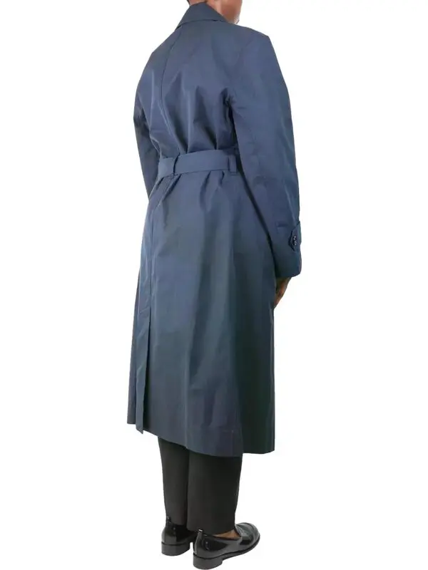 MARGARET HOWELL Belted Cotton Coat - Blue