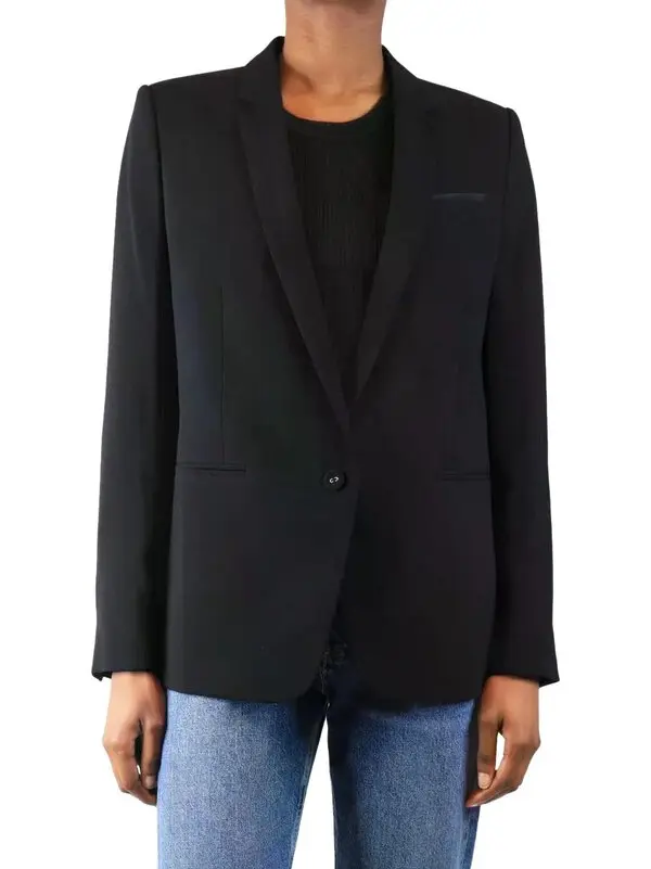 The Kooples Marta Crepe Jacket - Black