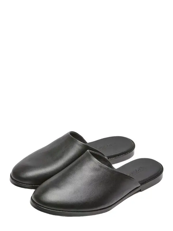 Suicoke Leather Mules - Black