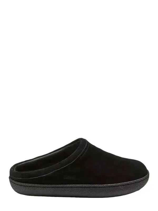 Suicoke Leather Slippers - Black