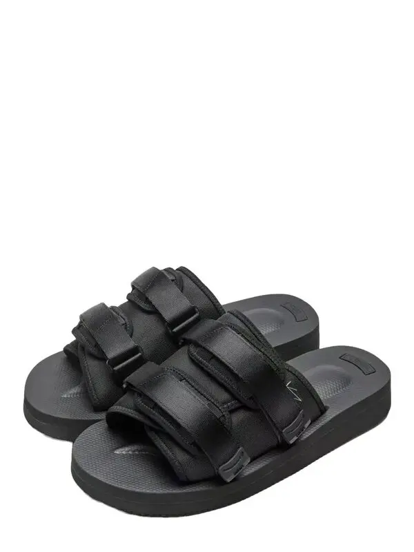 Suicoke Moto Strap Detail Sandals - Black