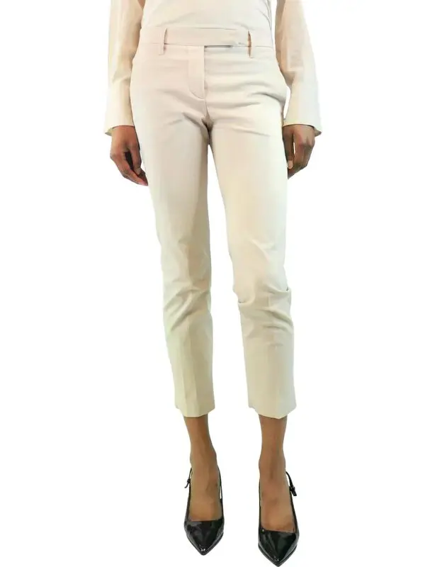 Brunello Cucinelli Cropped Slim-fit Trousers - Neutrals